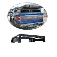 China Universal Adjustable Pickup Truck Bed Rack Aluminum Alloy 24kg Capacity for Ford F150 Toyota Tacoma for sale