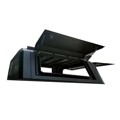 China Universal Pickup Truck Bed Rack Adjustable 1336mm Length Black Powder Coated Aluminum Alloy for sale
