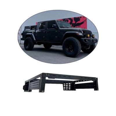 China Aluminum Alloy Pickup Truck Bed Hardtop Topper Canopy Adjustable 1400-1700mm Width for Jeep Gladiator NP300 for sale