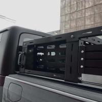 China Aluminum Alloy Pickup Truck Bed Hardtop Topper Canopy Adjustable 1400-1700mm Width for Jeep Gladiator NP300 for sale