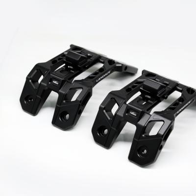China Jeep JL Sahara A Pillar Driving Light Mounting Bracket with High- LED Light Bracket for sale