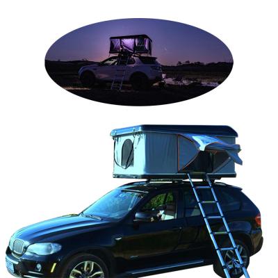 China Hard Shell Roof Top Tent 210x143cm Aluminum Honeycomb 4x4 SUV Camping for sale