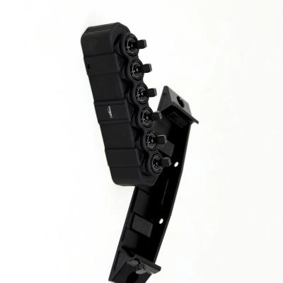 China Wireless 6 Gang LED Car Switch Panel 210x65x35mm Aluminum Alloy Roof Rack Mount for sale
