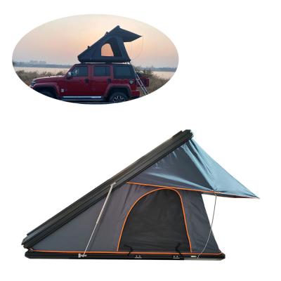 China Four Season Offroad Hard Shell Rooftop Tent 210x130cm Clamshell Waterproof Camping for sale
