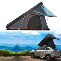 China Four Season Hardtop Rooftop Tent Clamshell Triangle 210x130x140cm Open Size 70kg for sale