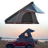 China Four Season Hardtop Rooftop Tent Clamshell Triangle 210x130x140cm Open Size 70kg for sale