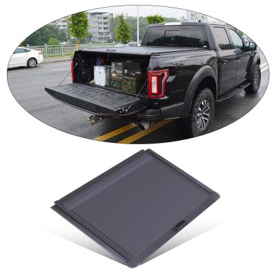China Ford F150 Hard Retractable Pickup Truck Bed Tonneau Cover Roller Shutter 300kg Load Capacity for sale
