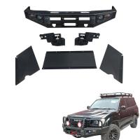 China 43kg Steel Front Bumper for Toyota Land Cruiser LC100 4x4 Off-Road Accessories for sale