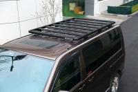China Aluminum Alloy Roof Rack for VW Multivan 2050x1331x55mm Black Powder Coated 29kg for sale