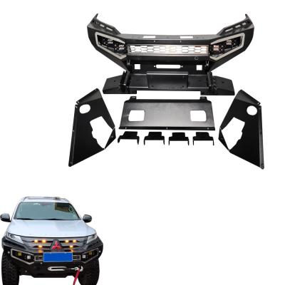 China Powder Coated Bull Bar for Mitsubishi Triton L200 4x4 Steel Guard 3-5mm Thickness for sale