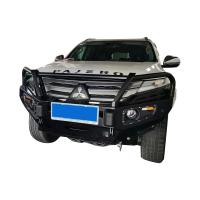 China Steel Guard Bull Bar Front Bumper for Mitsubishi Triton 3-5mm Cold Rolled Steel Black Powder Coated for sale