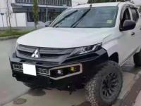 China Steel Guard Bull Bar Front Bumper for Mitsubishi Triton 3-5mm Cold Rolled Steel Black Powder Coated for sale