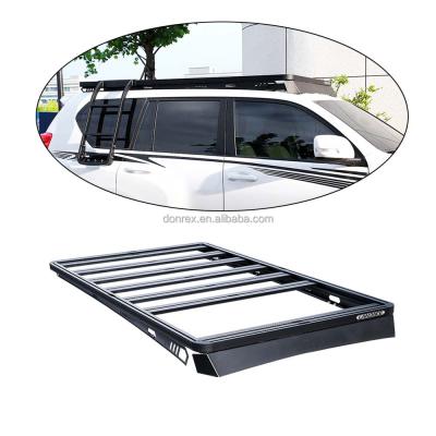 China Toyota Land Cruiser 200 LC150 Roof Rack 2110x1195mm Black Aluminum Alloy for sale