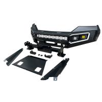 China Black Steel Bull Bar Front Bumper Protector for Maxus T60 Pickup 3-5mm Thick for sale