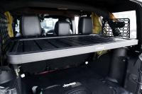 China Aluminum Alloy 304 Stainless Steel Trunk Storage Shelf for Jeep Wrangler JK 2013-2017 1901x600x303mm for sale