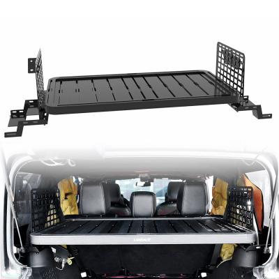China Electrophoresis Powder Coating Cargo Cover for Jeep Wrangler JK Rear Trunk Rack 1531x600x388mm for sale