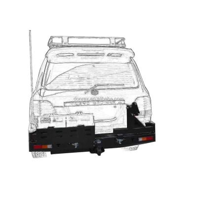 China Toyota 4Runner Bull Bar Front Bumper 3-5mm Cold Rolled Steel Black Powder Coated for sale