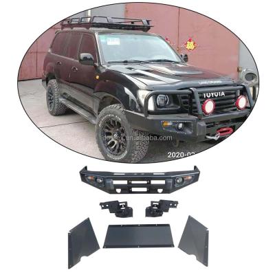 China Cold Rolled Steel Front Bumper for Toyota 4Runner 3-5mm Thick Black Powder Coated for sale