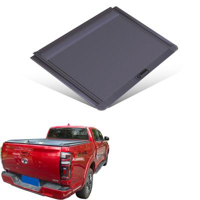 China Black Locking Pickup Truck Bed Cover for Navara D40 GMC Sierra 2500 2006 63kg for sale