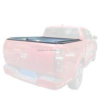 China No Drill Installation Black Retractable Truck Bed Cover 8 ft for 2022 GMC Sierra 1500 for sale