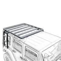 China Aluminum Roof Rack System Accessories for Jeep Toyota Ford 4x4 Off-Road Cargo Carrier for sale