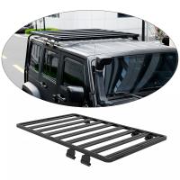 China Jeep Wrangler JK 2 Door Roof Rack Aluminum Alloy 500T Press Custom Canopy for sale