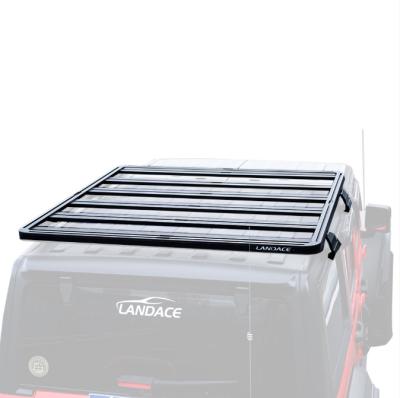 China Aluminum Alloy Roof Rack System for Toyota Land Cruiser LC76 LC200 Jeep Wrangler JL 4x4 Off Road for sale