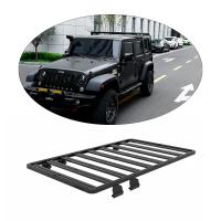 China Aluminum Alloy Roof Rack System for Jeep Wrangler JK JL Toyota Land Cruiser LC76 LC200 4Runner Ford Ranger for sale