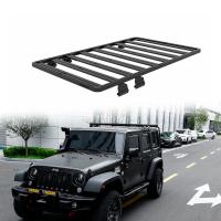 China Aluminum Alloy Roof Rack System for Jeep Wrangler JK JL Toyota Land Cruiser LC76 LC200 4Runner Ford Ranger for sale