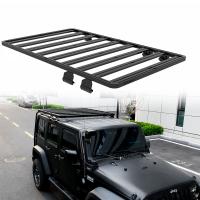 China Aluminum Alloy Roof Rack System for Jeep Wrangler JK JL Toyota Land Cruiser LC76 LC200 4Runner Ford Ranger for sale