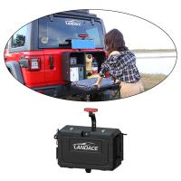 China Jeep Wrangler JL JK Rear Tailgate Multifunction Storage Box 700x450x317mm Aluminum Alloy for sale