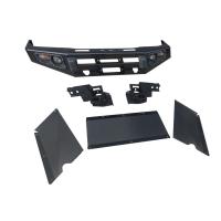 China Steel Front Bumper for Nissan Patrol Y62 LC79 LC100 175x40x50mm Black Protection for sale