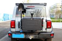 China 700x450x317mm Off Road Aluminium Jeep Tailgate Storage Box for Tank 300 BJ40 for sale