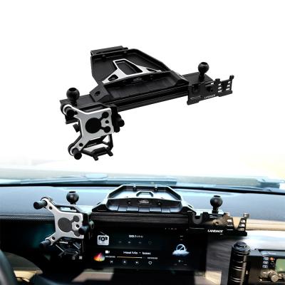 China Aluminum Alloy Center Console Bracket Mobile Phone Holder for GWM Tank 300 250x242x70mm for sale