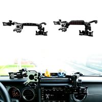 China Black Multi-function 4x4 Wrangler JL Center Console Bracket Phone Holder for Jeep for sale