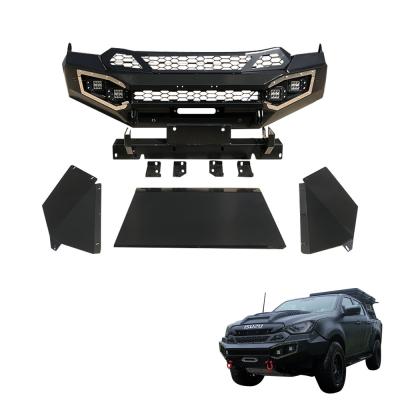 China ISUZU Dmax Pickup Steel Guard Body Kit Bull Bar Front Bumper 210x66x75 cm for sale
