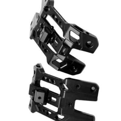 China CNC Machined Aluminum Light Mounting Brackets for Jeep Wrangler JL 2018-2022 235x130x100mm for sale