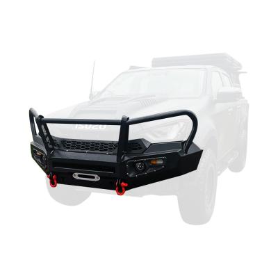 China Heavy Duty Steel Winch Bumper Guard for ISUZU Dmax 2021+ 3-5mm Thickness for sale