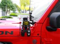 China Jeep Wrangler JL Light Mounting Brackets CNC Aluminum Alloy 235x130x100mm for sale