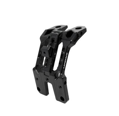 China CNC Machined Aluminum Light Mounting Brackets for Jeep Wrangler JL 2018-2022 235x130x100mm for sale
