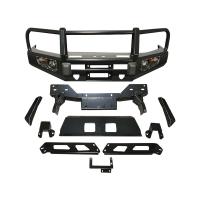 China Steel Front Bumper with Winch Mount for Ford Ranger 4x4 3-5mm Thick Black Powder Coated for sale