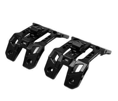 China CNC Machined Aluminum Light Mounting Brackets for Jeep Wrangler JL 2018-2022 235x130x100mm for sale