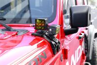 China Aluminium Alloy Silver Light Mounting Brackets for Off-Road Vehicles CNC Machining for sale