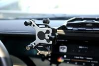 China GWM Tank 300 Center Console Bracket Phone Holder Black Aluminum Alloy 250x242x70mm for sale
