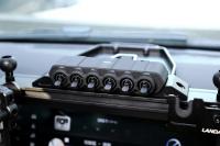 China GWM Tank 300 Center Console Bracket Phone Holder Black Aluminum Alloy 250x242x70mm for sale