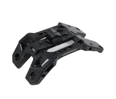 China CNC Machined Aluminum Light Mounting Brackets for Jeep Wrangler JL 235x130x100mm for sale