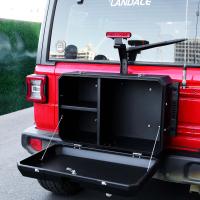 China Jeep Wrangler JK JL Side Tool Box 700x450x317mm Aluminum Alloy Storage Box for sale