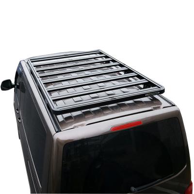China Custom Black Powder Coating Aluminum Roof Rack Luggage Carrier for Van 2050x1331mm 32kg for sale