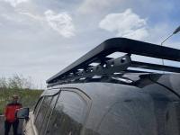 China Aluminum Car Roof Racks for Toyota LC300 Long 2270x1300mm Powder Coating Black for sale