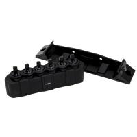 China ISO9001 Certified 6 Gang Aluminum Rocker Switch Panel 210x65x35mm for Auto Wireless Control for sale